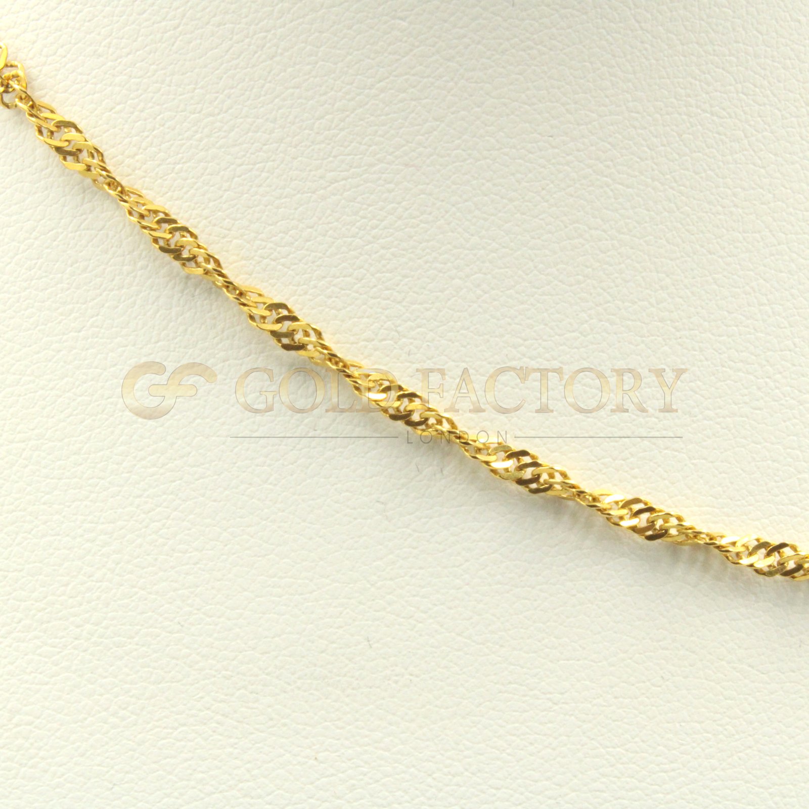 Buy Online Beautiful 22ct Gold Ripple Chain | GoldFactory.co.uk