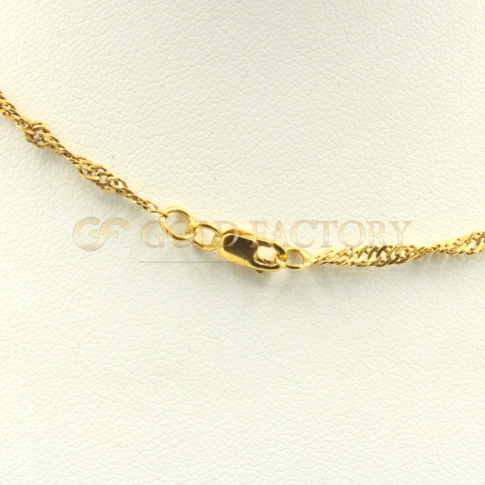 Buy Online Beautiful 22ct Gold Ripple Chain | GoldFactory.co.uk